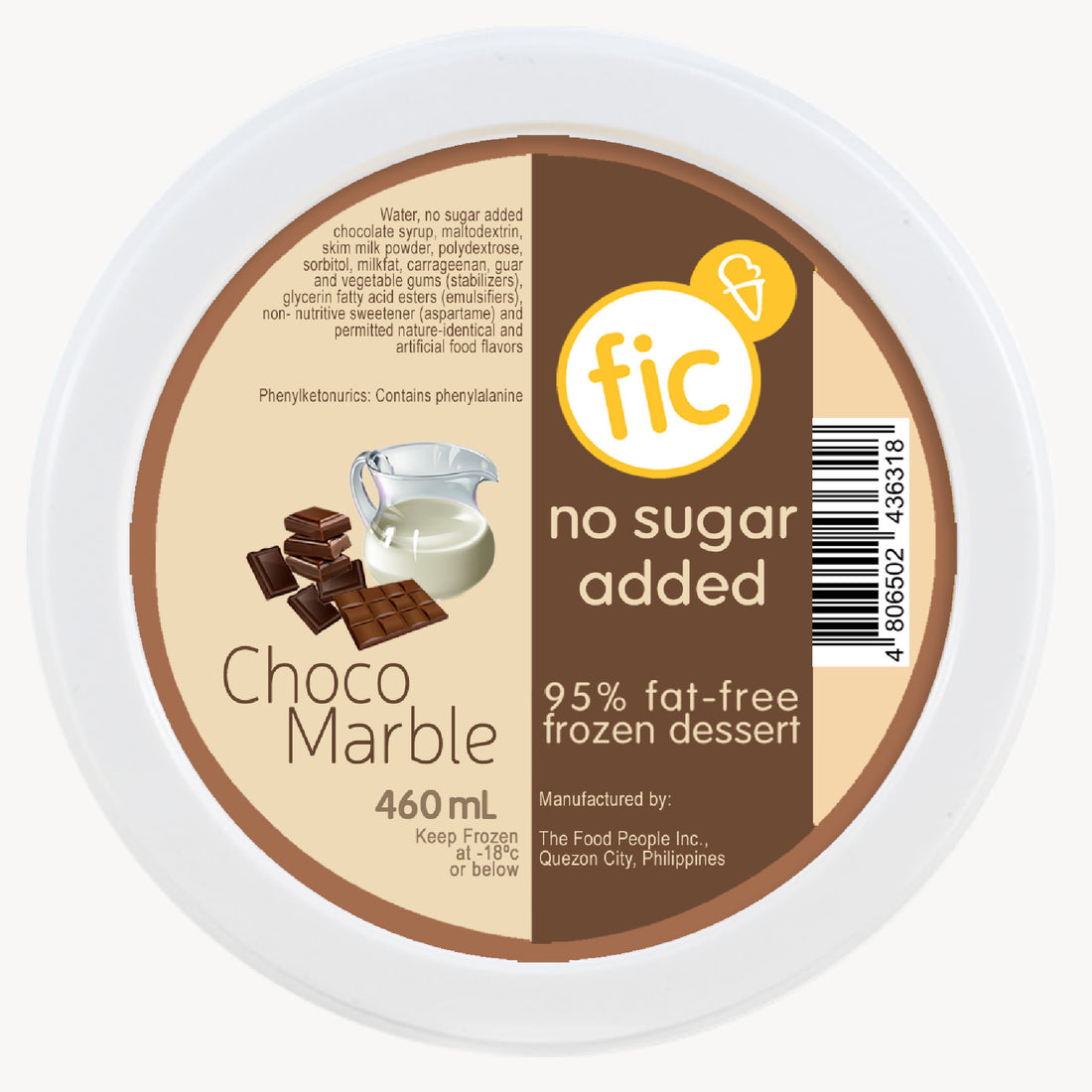 Choco Marble (No Sugar Added) – Fruits in Ice Cream